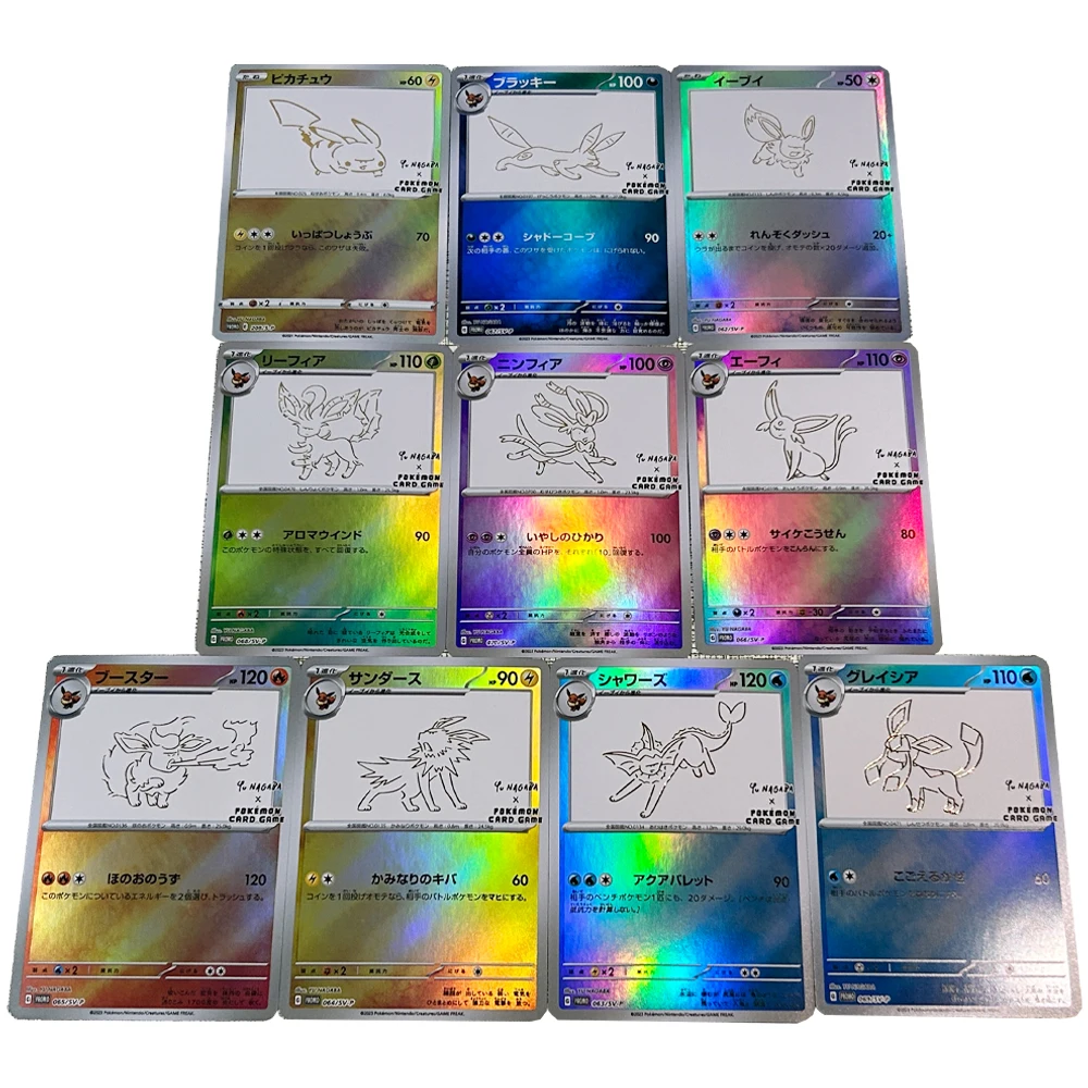 Diy-Self-Made-10Pcs-set-Pokemon-Eeveelution-Hand-Painted-Collection ...