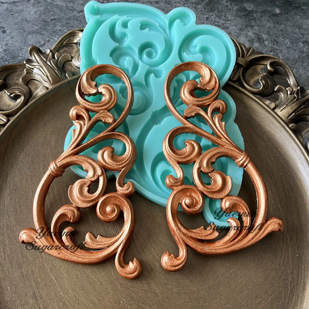 Relief-Silicone-Epoxy-Resin-Plaster-Mould-cake-mold-fondant-molds-cake ...