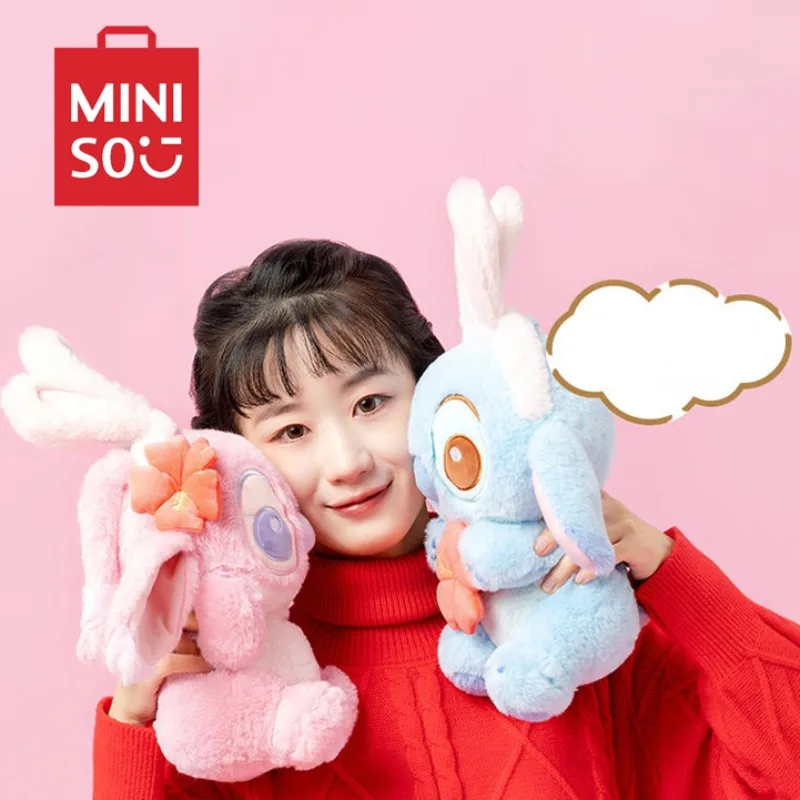 38cm-MINISO-Disney-Sticth-Angel-Anime-Plushie-Plush-Toy-Sofa-Pillow ...