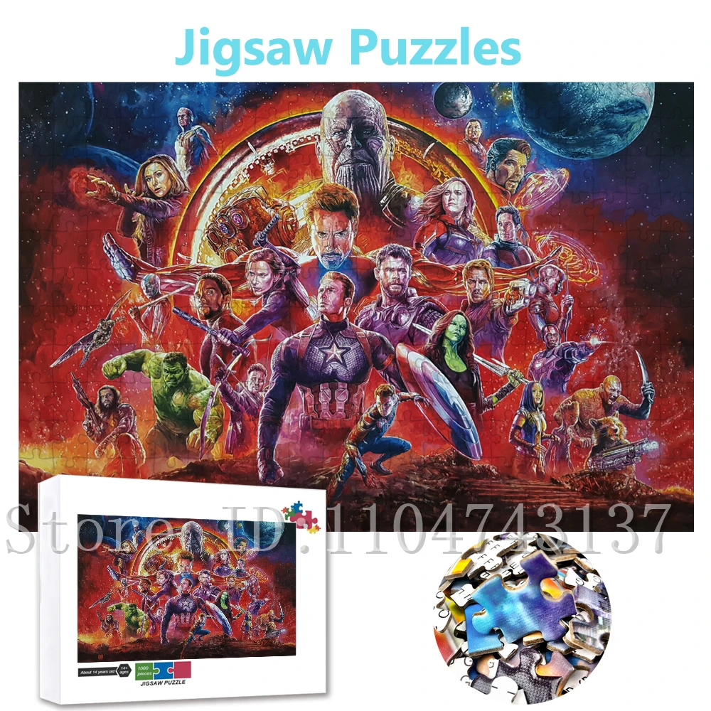 Avengers Infinity War Jigsaw Puzzles Disney Movies Wooden/paper Puzzles ...