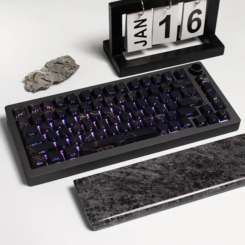 131-Keys-Marble-PBT-Keycaps-Shine-Through-Keycaps-Keycaps-75-Side-Print ...