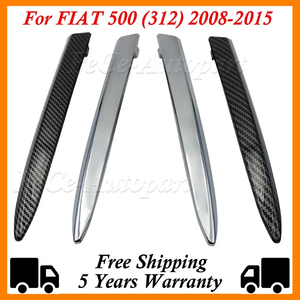 Car-Front-Bumper-Upper-Molding-Chrome-Carbon-Trim-735455041-Replacement ...