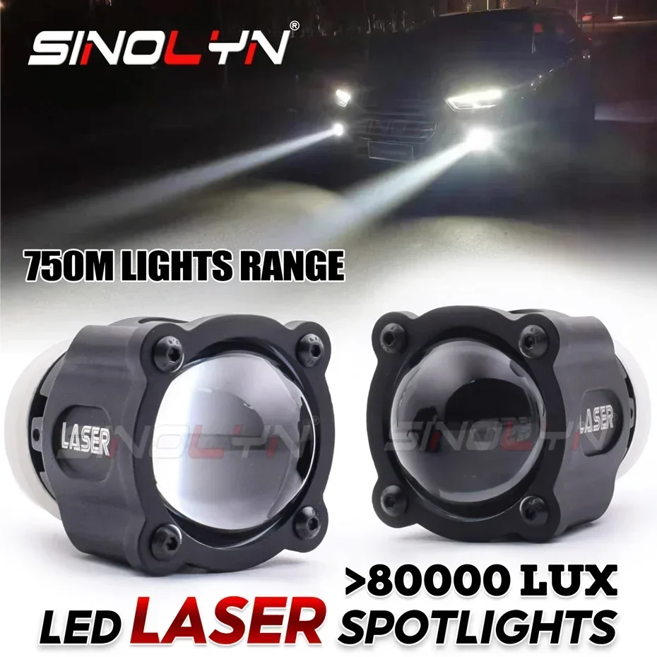 Sinolyn-LED-Laser-Spotlights-For-H7-H4-H1-9005-9006-H11-Super-Bright ...