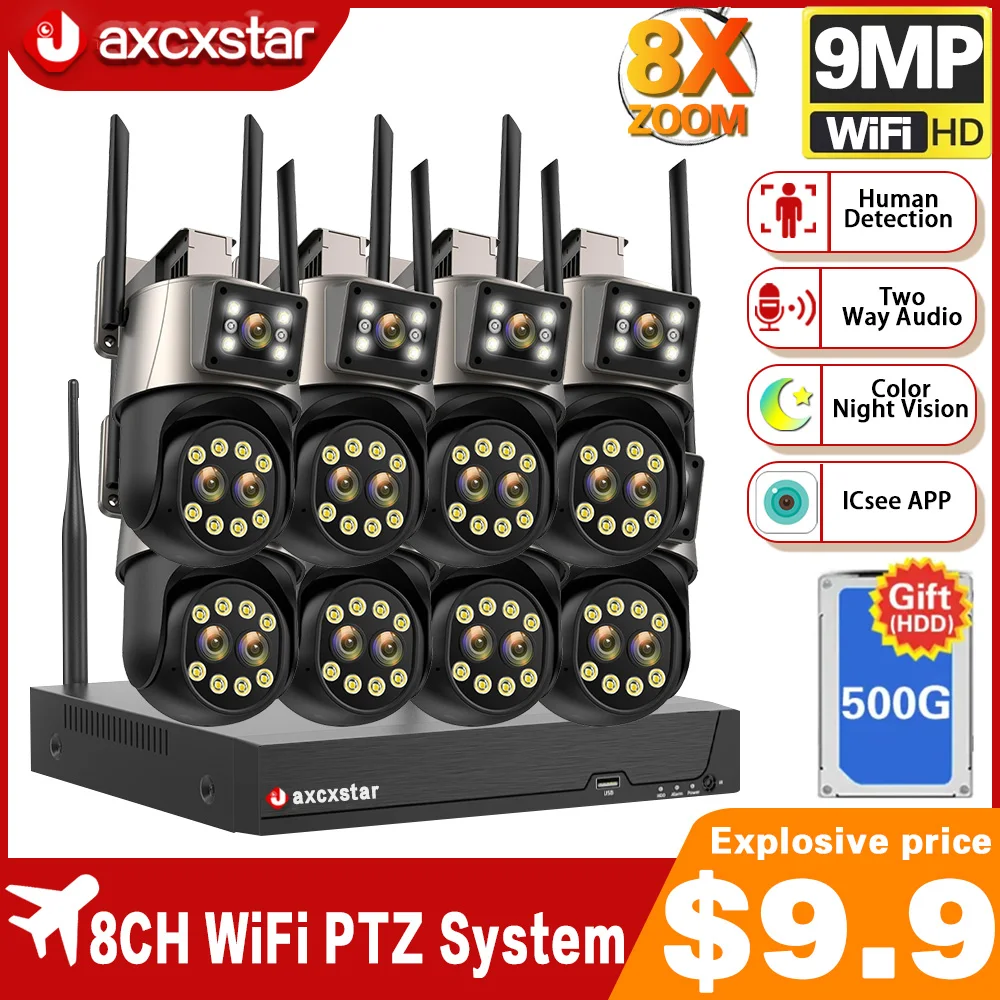 8CH-WIFI-NVR-Kit-Smart-Home-PTZ-Wi-Fi-Cameras-3-Lens-9MP-8X-Zoom ...