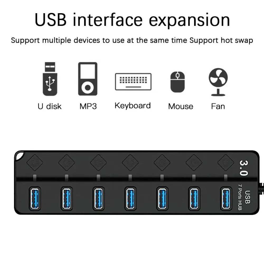 Usb Hub Splitter Power Adapter Computer Accessory – TECHNO TROVE SHOP