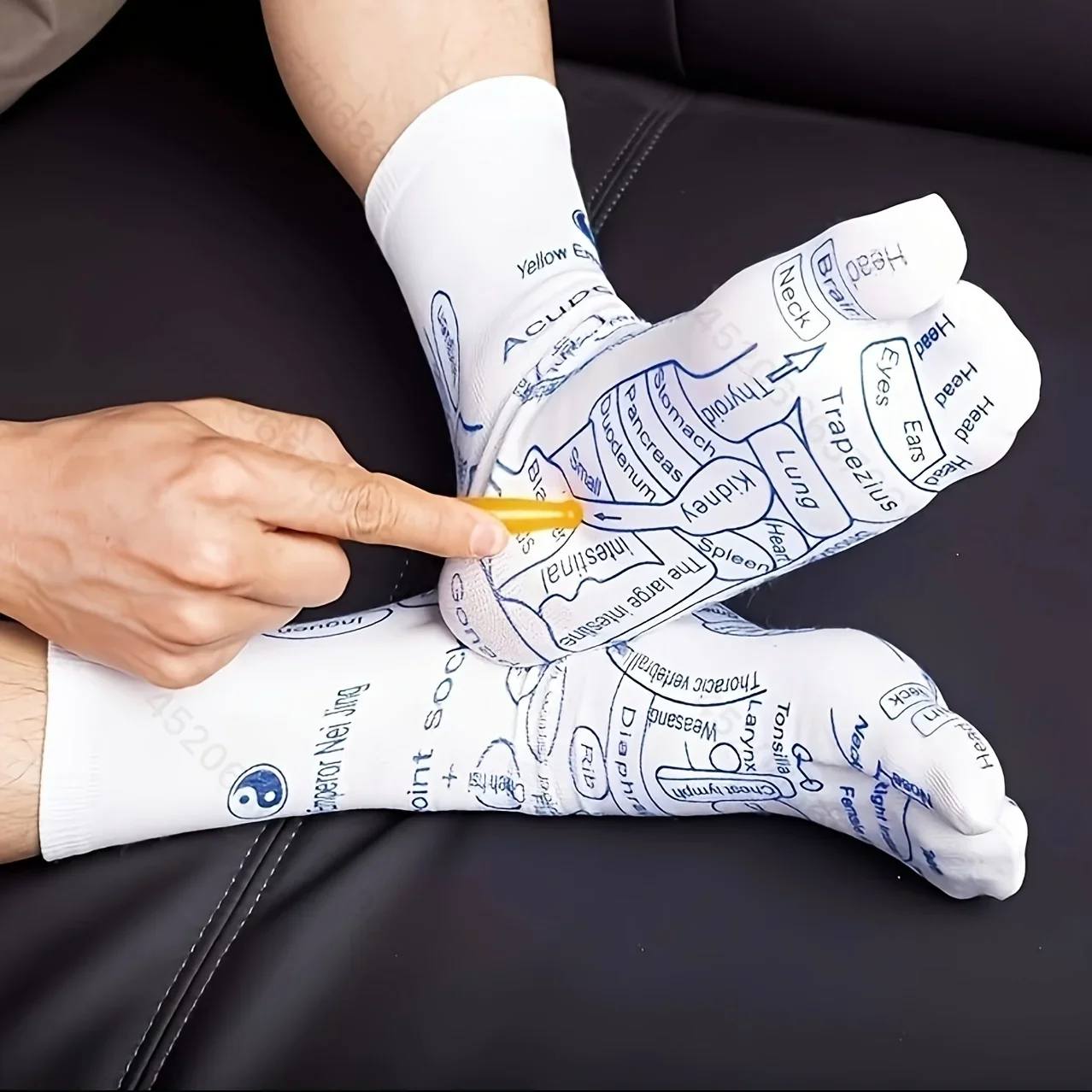 1 set Multifunctional Finger Compression Socks External Foot Massage ...