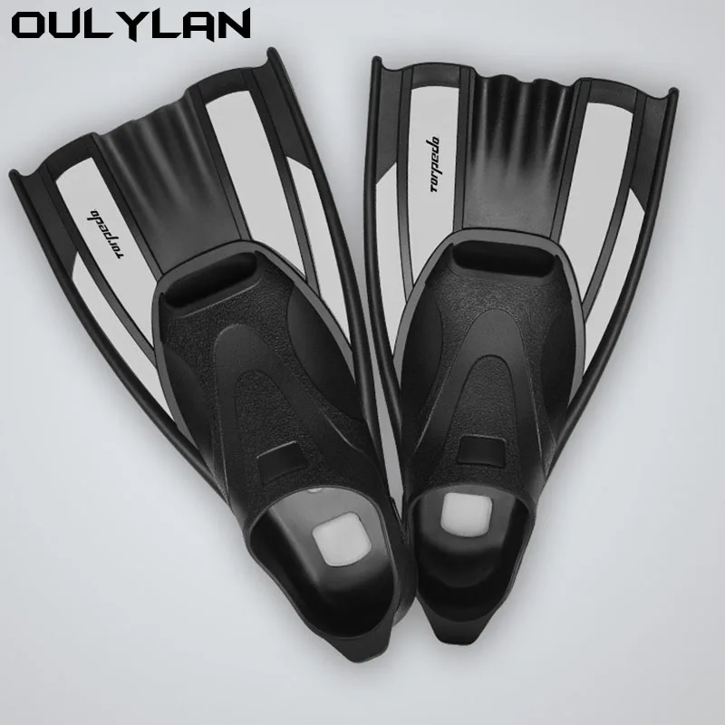 Oulylan-Rubber-Professional-Diving-Fins-Flexible-Comfort-Non-Slip ...