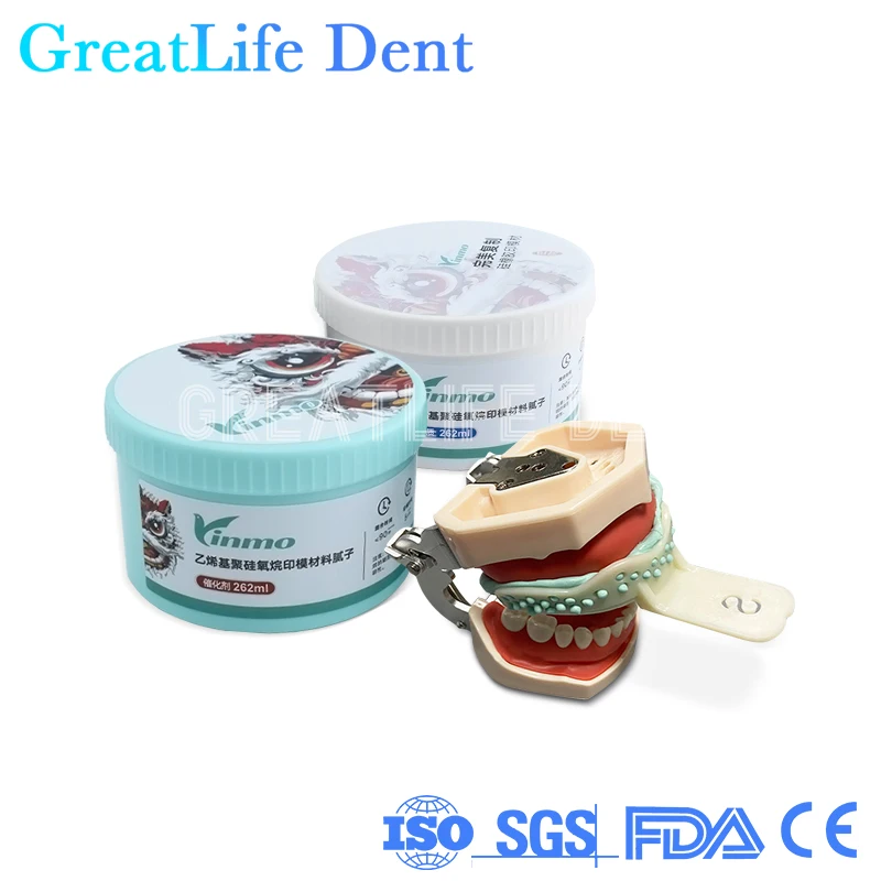 Impression-Material-Putty-Soft-Silicone-RubberGood-Quality-Dental ...