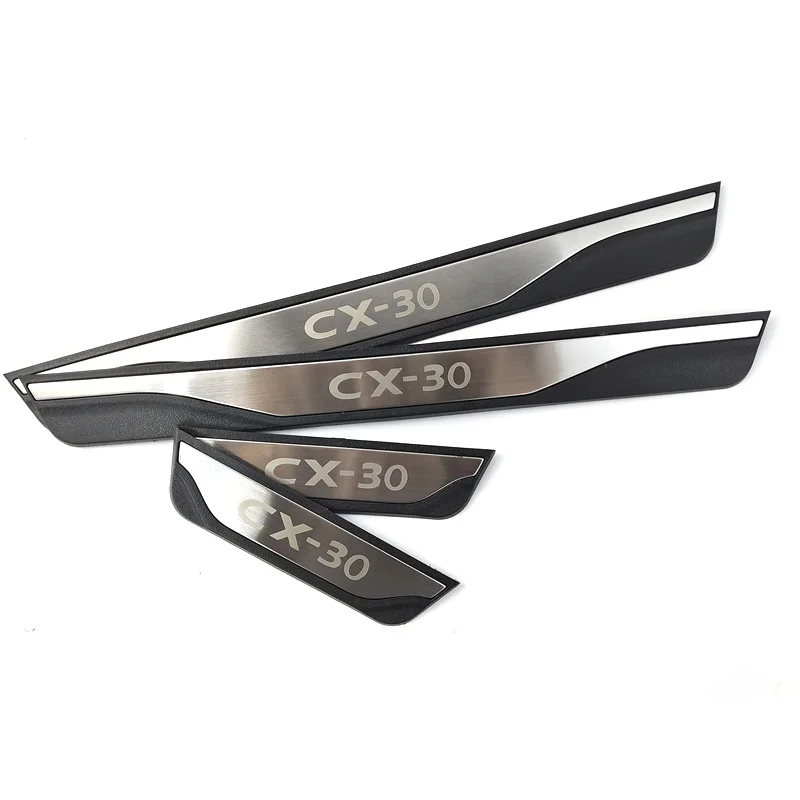 4Pcs-Lot-ABS-Stainless-Steel-For-2019-2023-MAZDA-CX-30-CX30-CX-30-DM ...