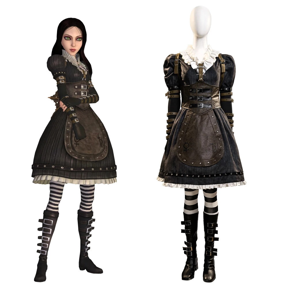 Alice-Liddell-Cosplay-Costume-Game-Alice-Madness-Returns-Costume-New-Version-Steam-Dress ...
