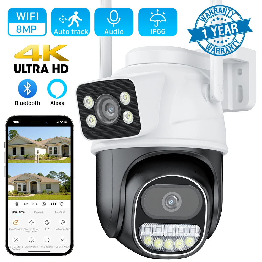8MP-4K-Dual-Lens-Dual-Screen-PTZ-IP-Camera-Outdoor-4MP-4X-Digital-Zoom ...