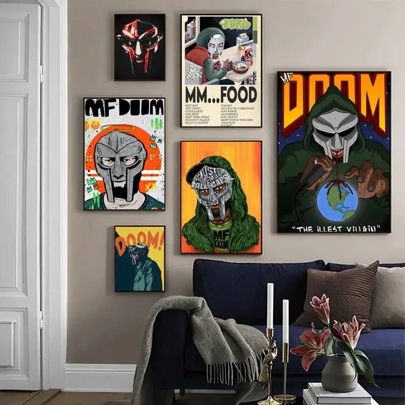 MF-Doom-Posters-Doomsday-POSTER-Posters-Retro-Kraft-Paper-Vintage-Room ...