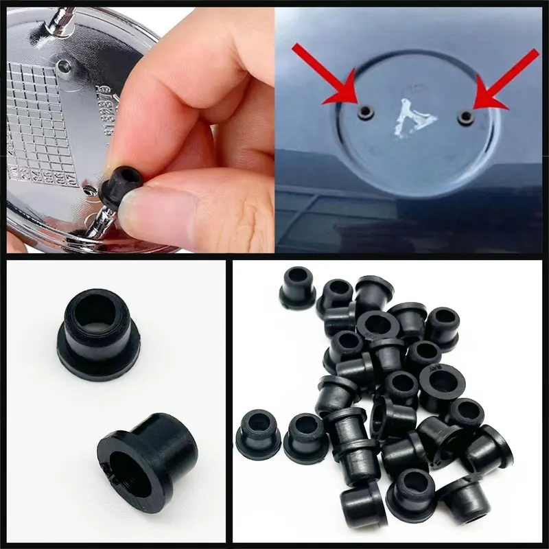 10PCS-Auto-Accessories-Car-Hood-Trunk-Emblem-Grommet-Holder-Plastic ...