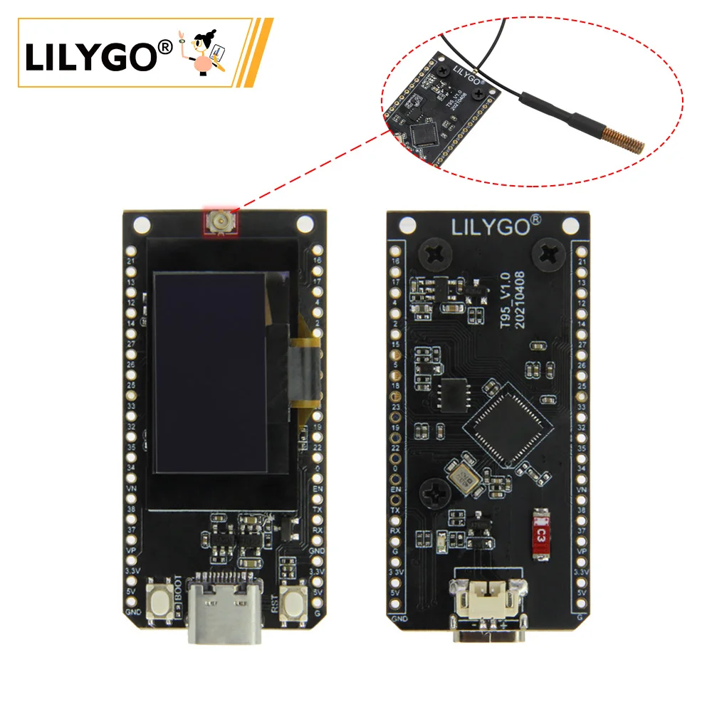 LILYGO-LoRa-V1-4-ESP32-SX1278-433Mhz-Wireless-Module-0-96-OLED-WiFi ...
