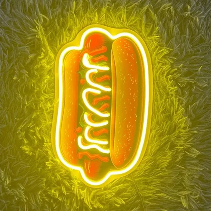 Custom-Neon-Sign-Hot-Dog-Neon-Light-Sign-Store-Led-Night-Lamp-for-Bar ...