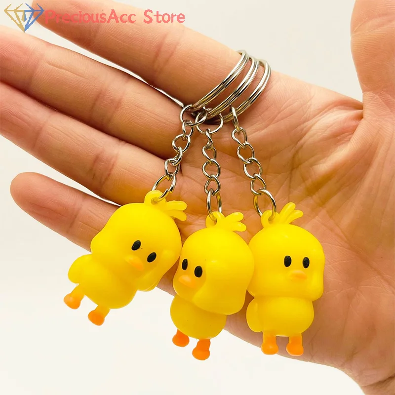 Little-Yellow-Duck-Keychain-PVC-Soft-Glue-Cartoon-Animal-Phone-Pendant ...