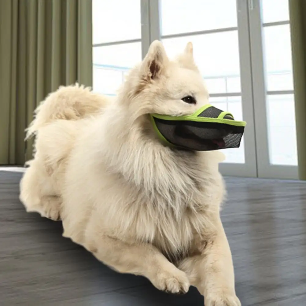 Dog-Muzzles-Face-Guard-Buckle-Design-Breathable-High-Elasticity-Pet ...