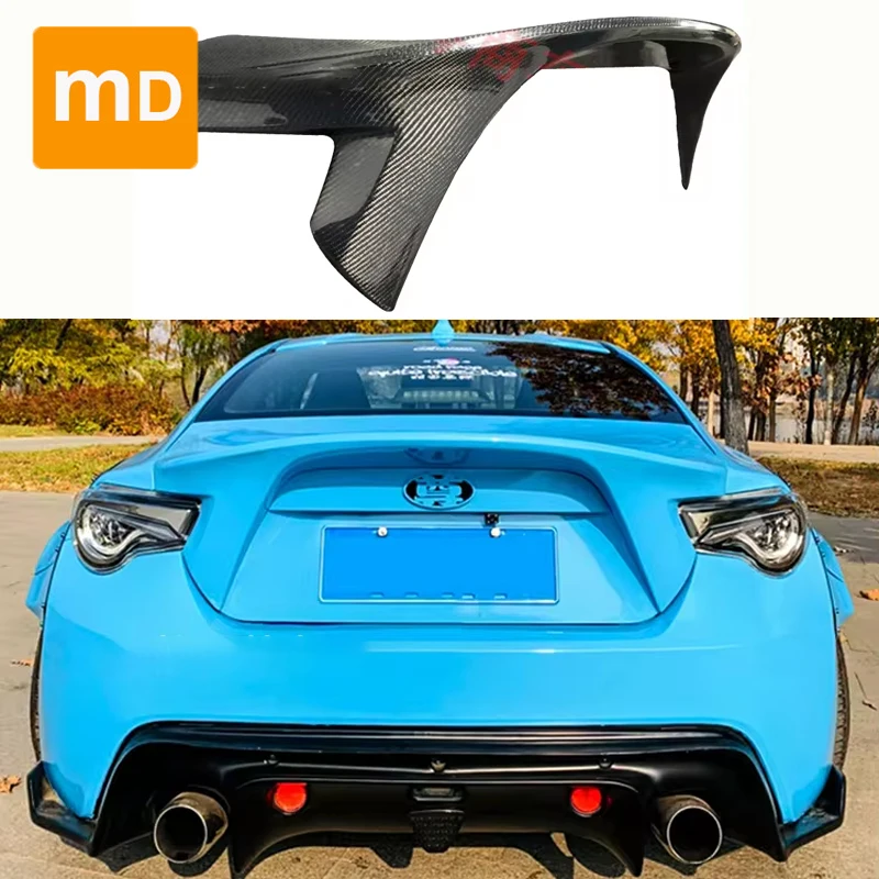 Carbon-Fiber-Black-Rear-Spoiler-Wing-For-Toyota-GT86-Subaru-BRZ-Spoiler ...