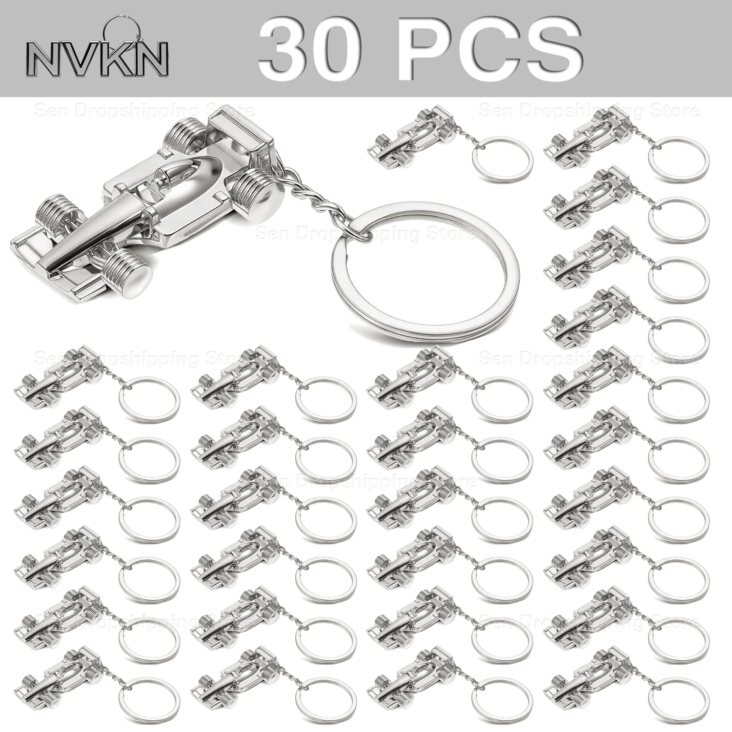 30Pcs F1 Keychain Gift for Driver, Track CarKey chain, Party Favor Key ...