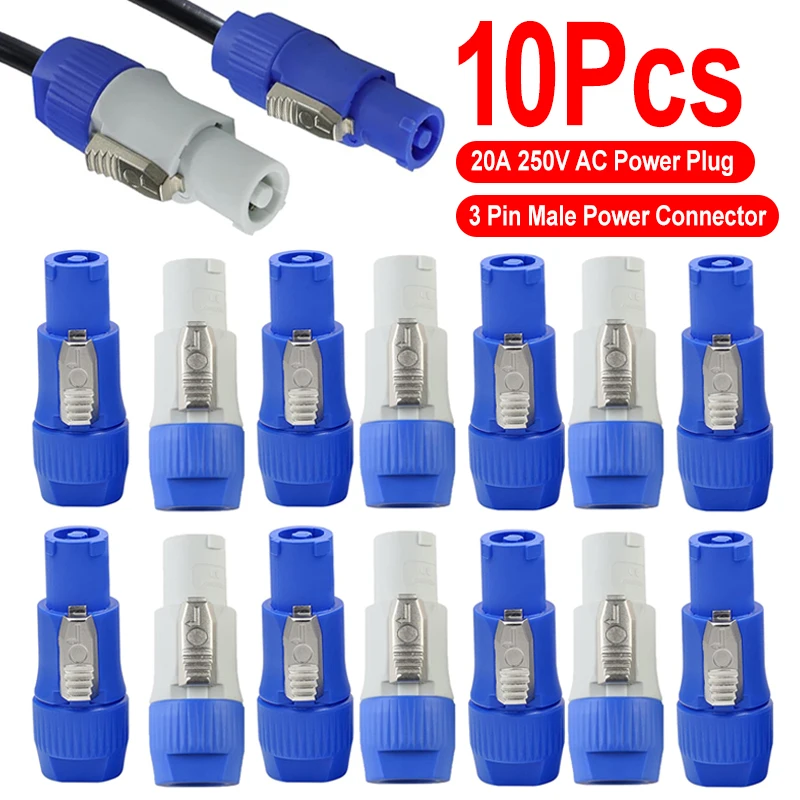 Powercon Connector Male Plug NAC3FCA NAC3FCB Socket NAC3MPA AC Cable ...