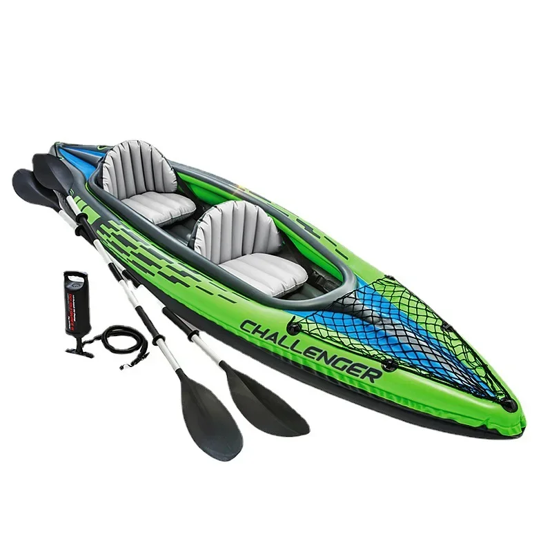 Kayak-2-personas-Caneo-barco-inflable-doble-barco-Kayak-barco-de-pesca ...