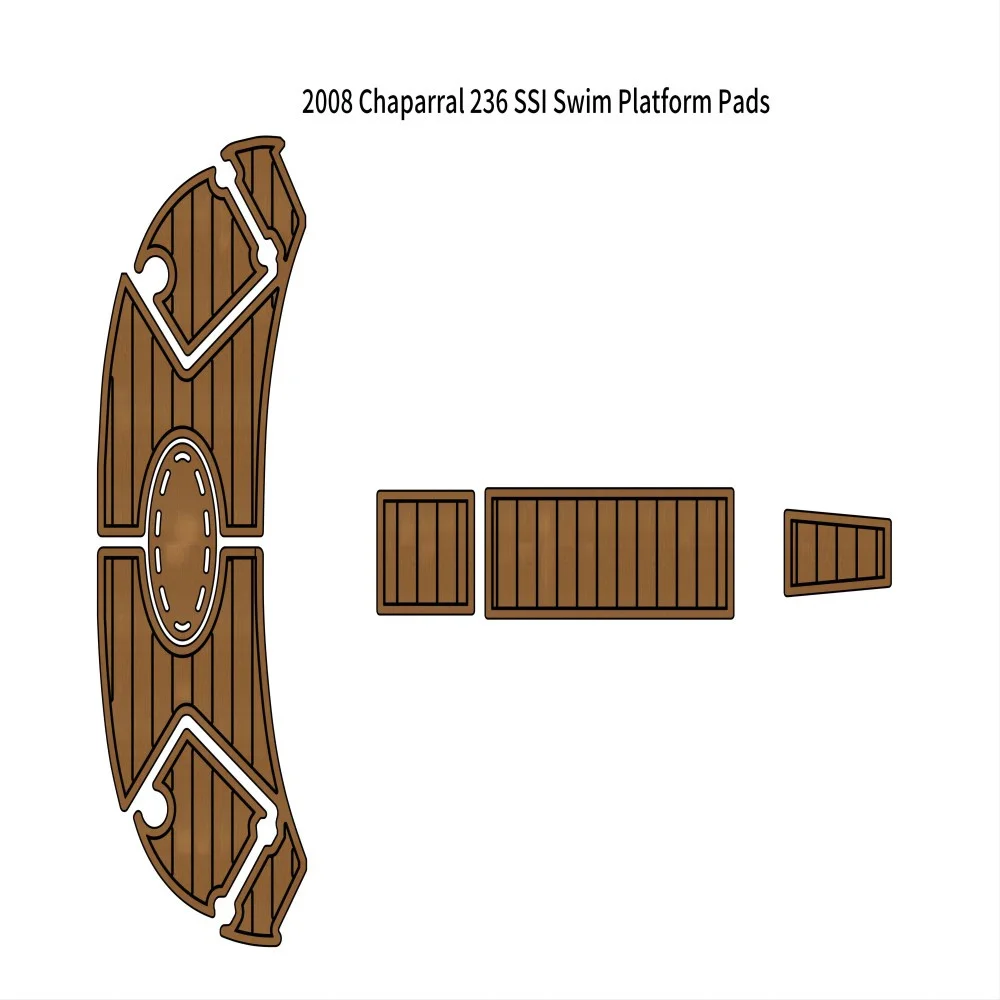 2008-Chaparral-236-SSI-Swim-Platform-Pad-Boat-EVA-Foam-Teak-Deck-Floor ...