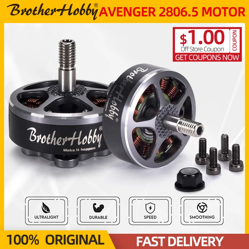 4PCS BrotherHobby Avenger 2806.5 Brushless Motor 1300/1460/1700/1920KV ...