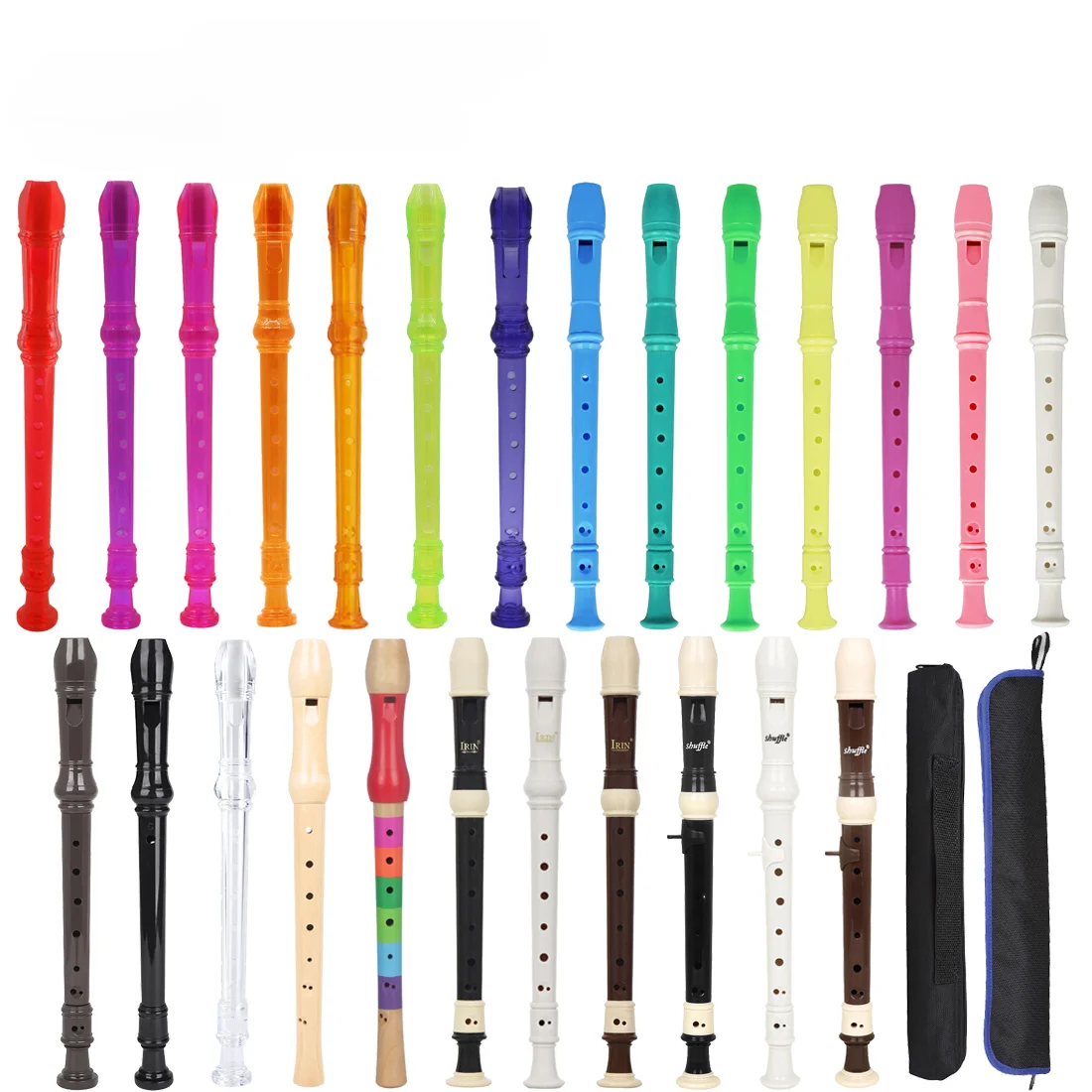 8-Hole-Flute-Set-Harp-Vertical-Flute-Beginners-Professional-Practice ...