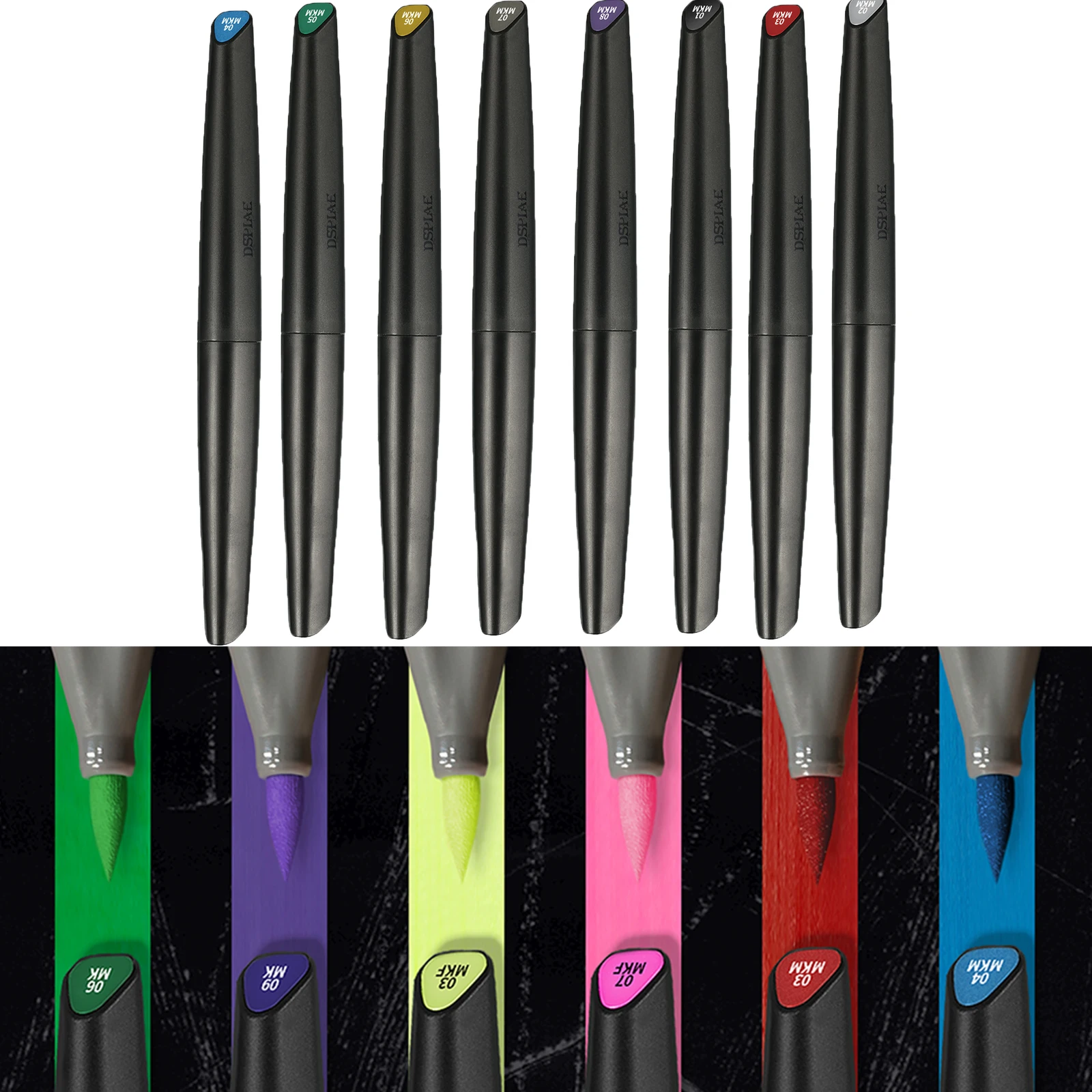 DSPIAE-8-Colors-MKM-Brush-Pen-Environment-friendly-Water-based-Soft ...