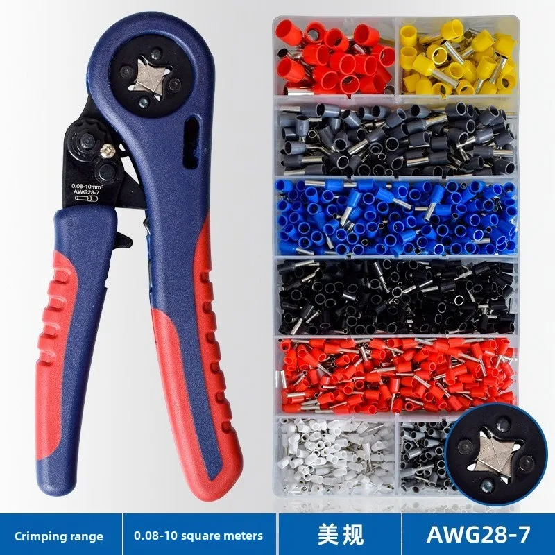 Needle type wire pliers, crimping hardware tools, small pliers, tube ...