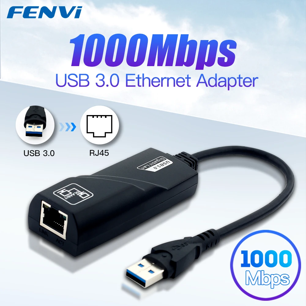 10-100-1000Mbps-USB-3-0-Wired-Network-Card-USB-To-Rj45-Lan-Ethernet ...