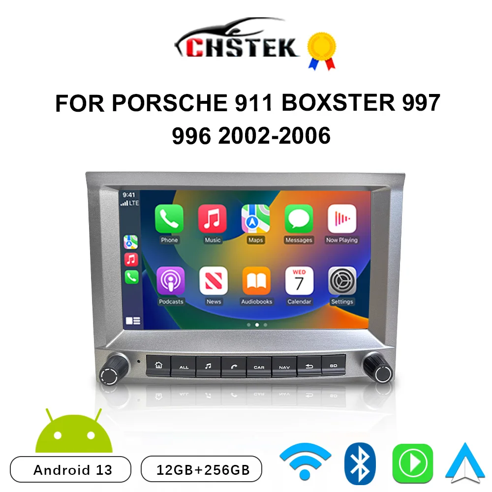 CHSTEK-Car-Radio-Android-Auto-Carplay-For-Porsche-911-Boxster-986-996 ...