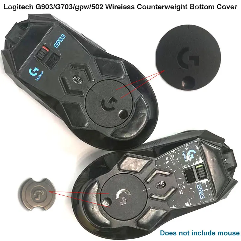로지텍 무선 마우스, 슈퍼라이트 카운터 웨이트 하단 돔 어댑터 교체 부품, G502/G903PRO/G903HERO/G703/gpw/G PRO X| | - AliExpress