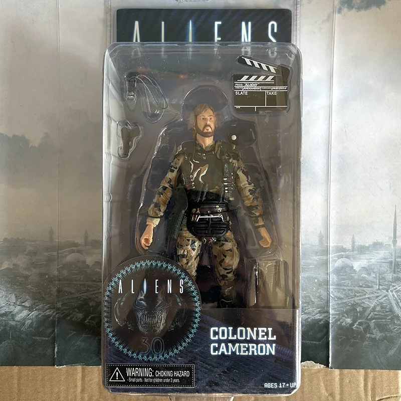 NECA-Alien-Colonel-Cameron-Aliens-Vs-Predator-Action-Figure-Director ...