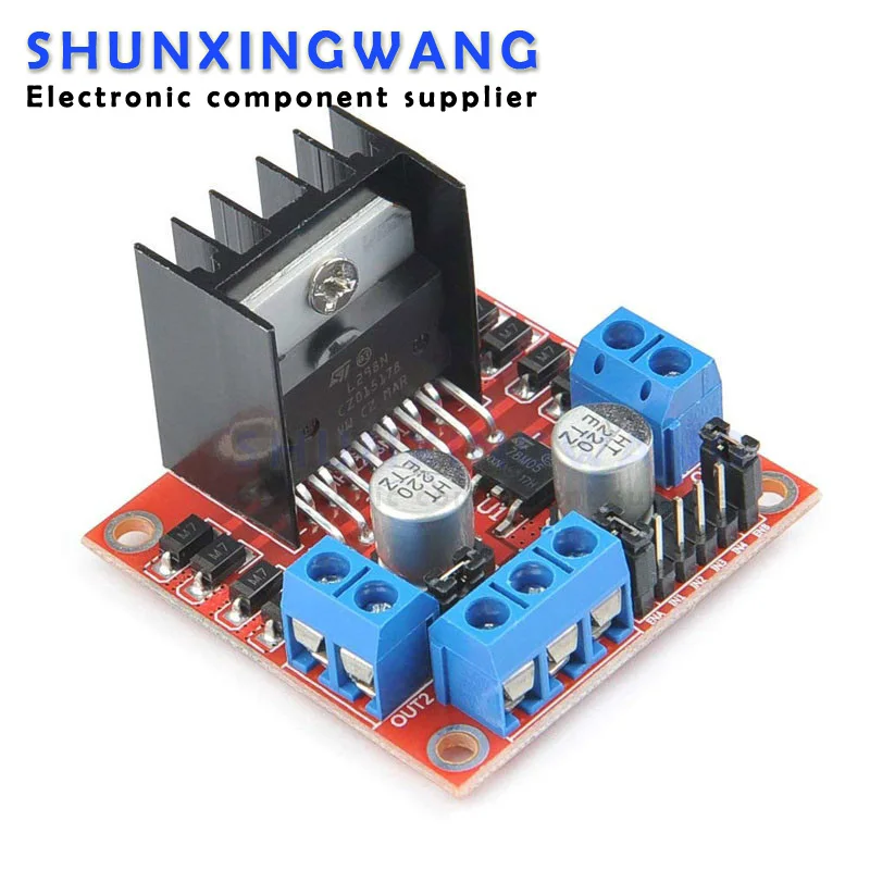 L298n Driver Board Module L298 Stepper Motor Smart Car Robot Breadboard ...