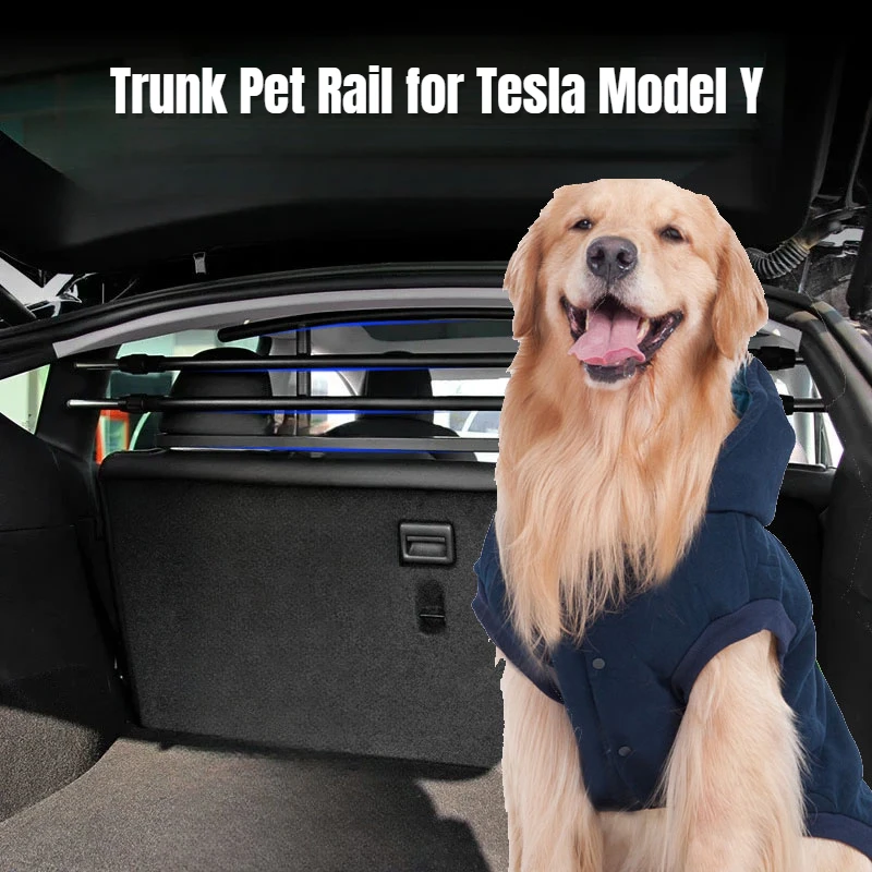 Trunk-Pet-Rail-for-Tesla-Model-Y-Rear-Seat-Dog-Fence-Car-Barrier ...