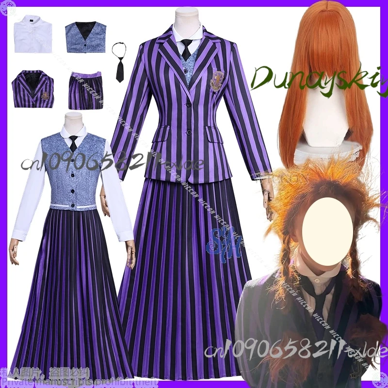 Agnes Cosplay Never Anime Movie More Costume School Uniform Goth Black ...