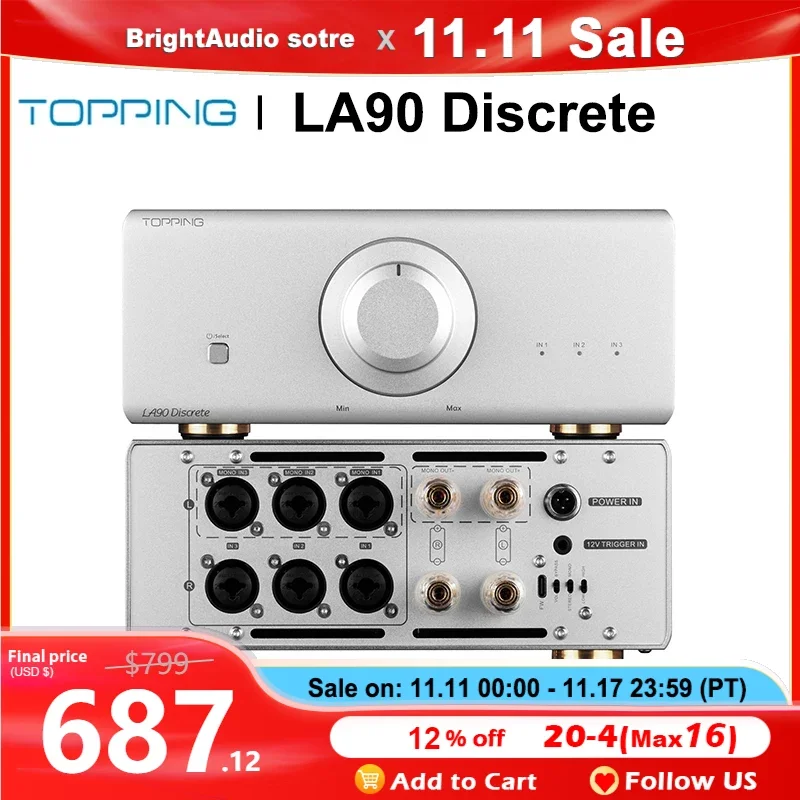 TOPPING-LA90-Discrete-Performance-Discrete-Power-Amplifier-Hi-Res-Audio ...