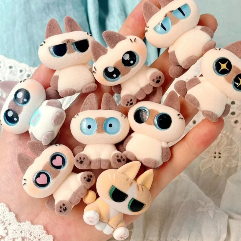 S-rie-Azukisan-Original-Siamese-Cat-Bean-Cole-Mini-Figuras-Anime ...