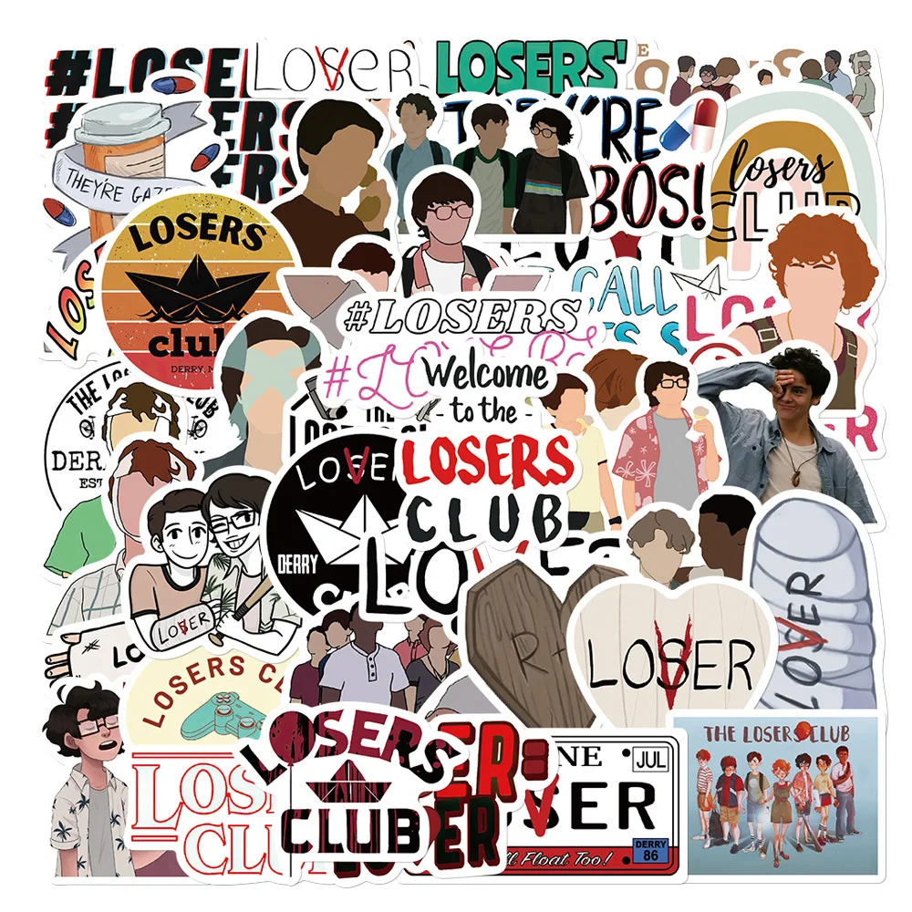 10-30-50pcs-Loser-Club-Thriller-Movie-Sticker-Decals-Graffiti-DIY ...