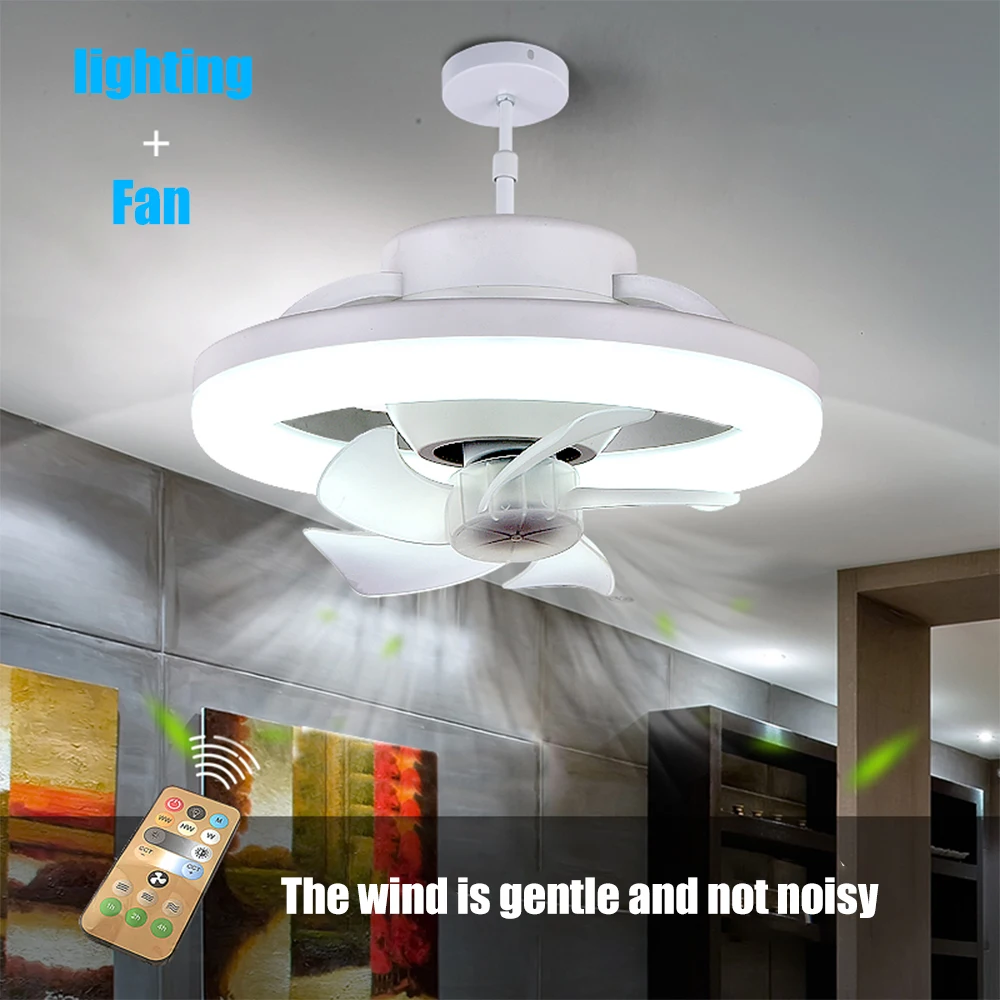 48W-LED-Lamp-Fan-Smart-Silent-Ceiling-Fan-Light-Ceiling-Fans-E27 ...