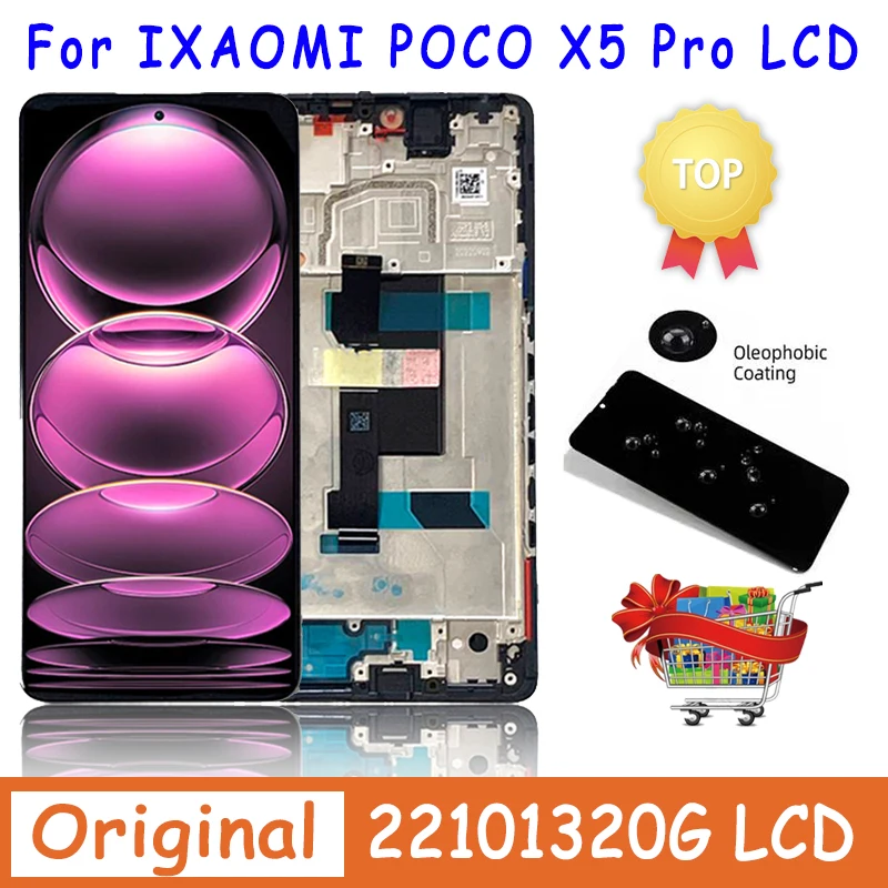 6.67 ''original amoled poco x5pro LCD para Xiaomi Poco X5 Pro LCD ...