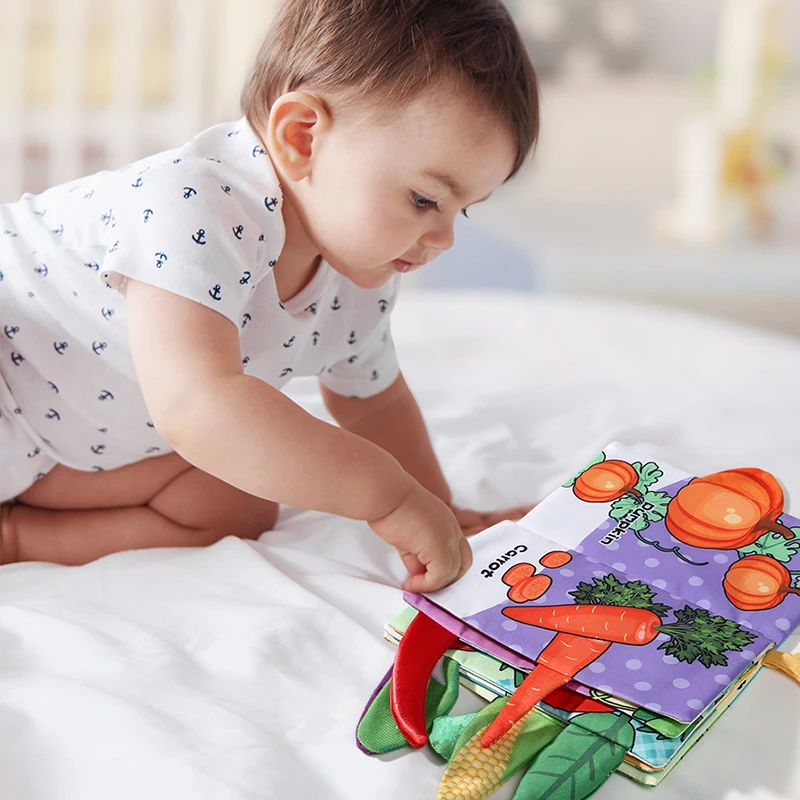 Baby Cloth Book Baby Toys 0-3 Year Old Infant Early Education Toys 6 ...