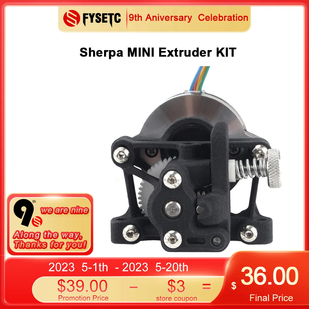 Fysetc sherpa mini extruder kit leichter extruder sls pa12 teile für ...