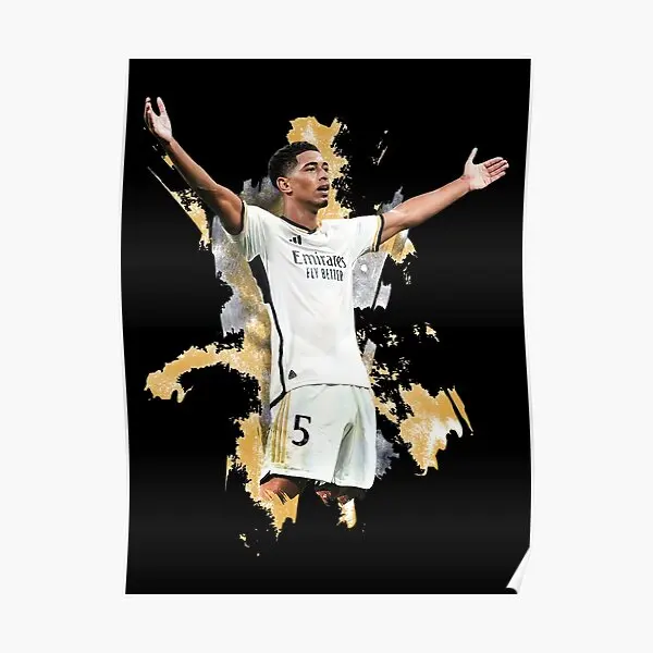 Jude-Bellingham-P-ster-de-acuarela-pintura-Mural-decoraci-n-divertida ...