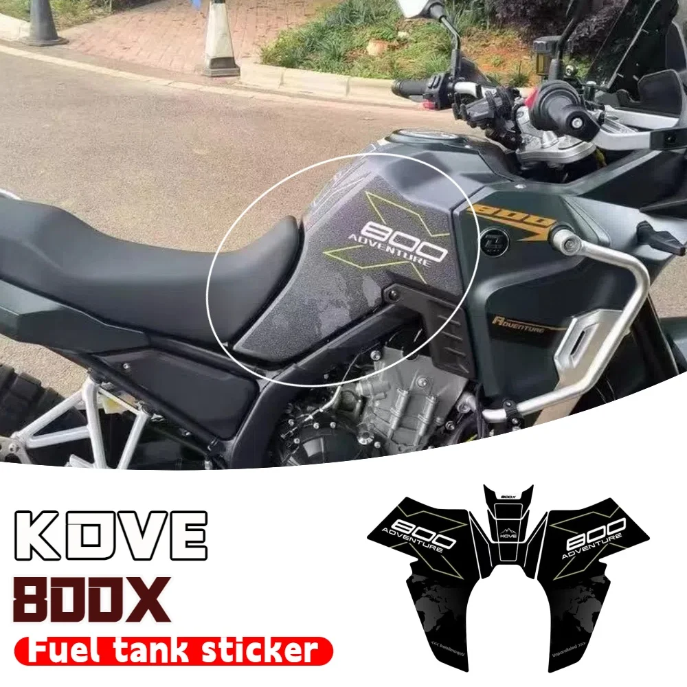 For KOVE 800X fuel tank sticker modified armor sticker protective ...
