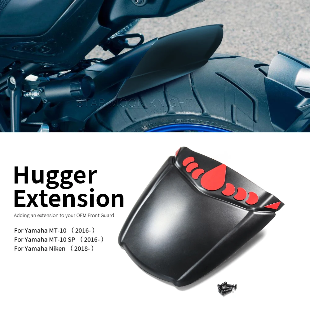 Motorcycle-Rear-Fender-Mudguard-Extender-Hugger-Extension-For-Yamaha-MT ...