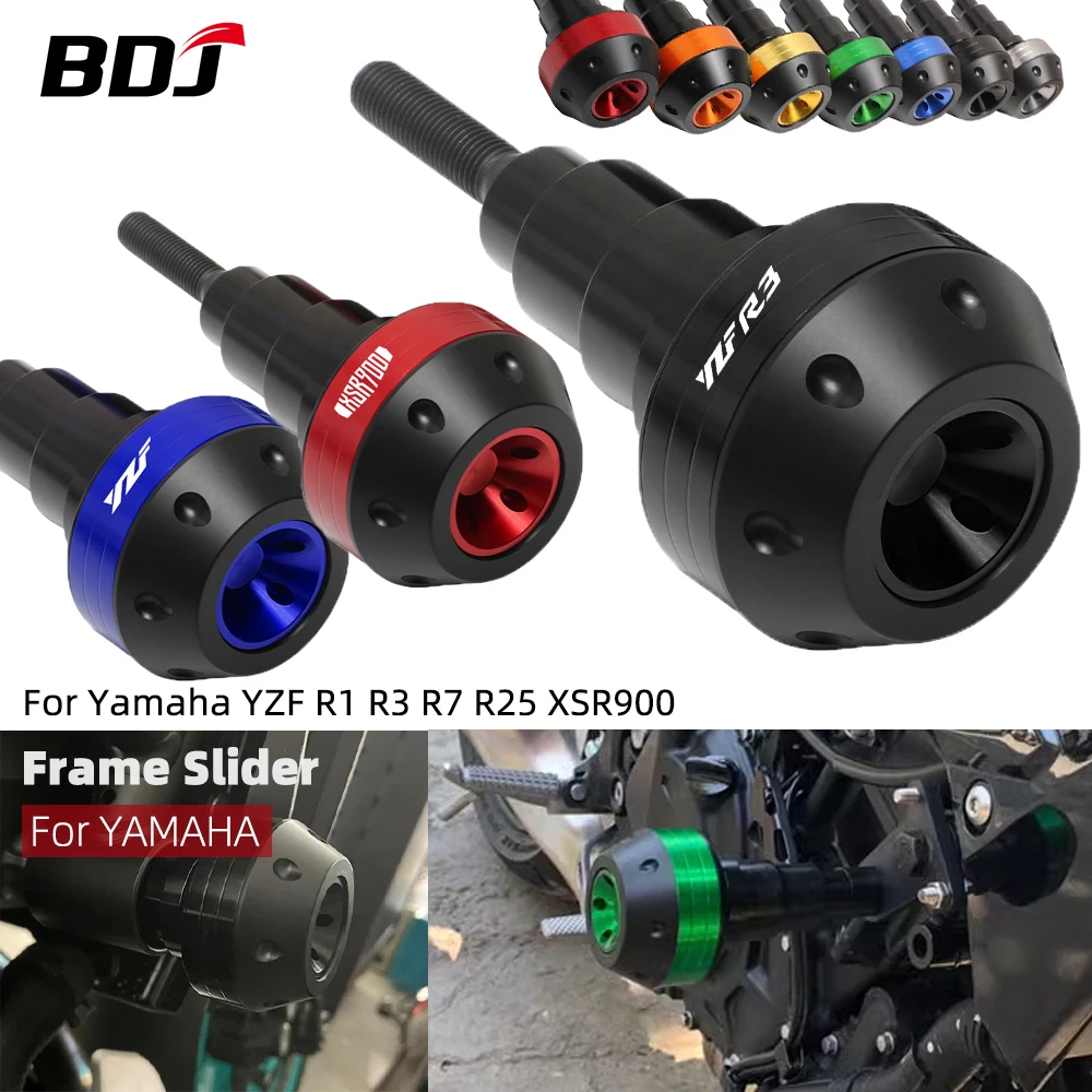 BDJ-R1-R3-Bumper-Frame-Slider-Crash-Protector-Drop-Ball-For-Yamaha ...