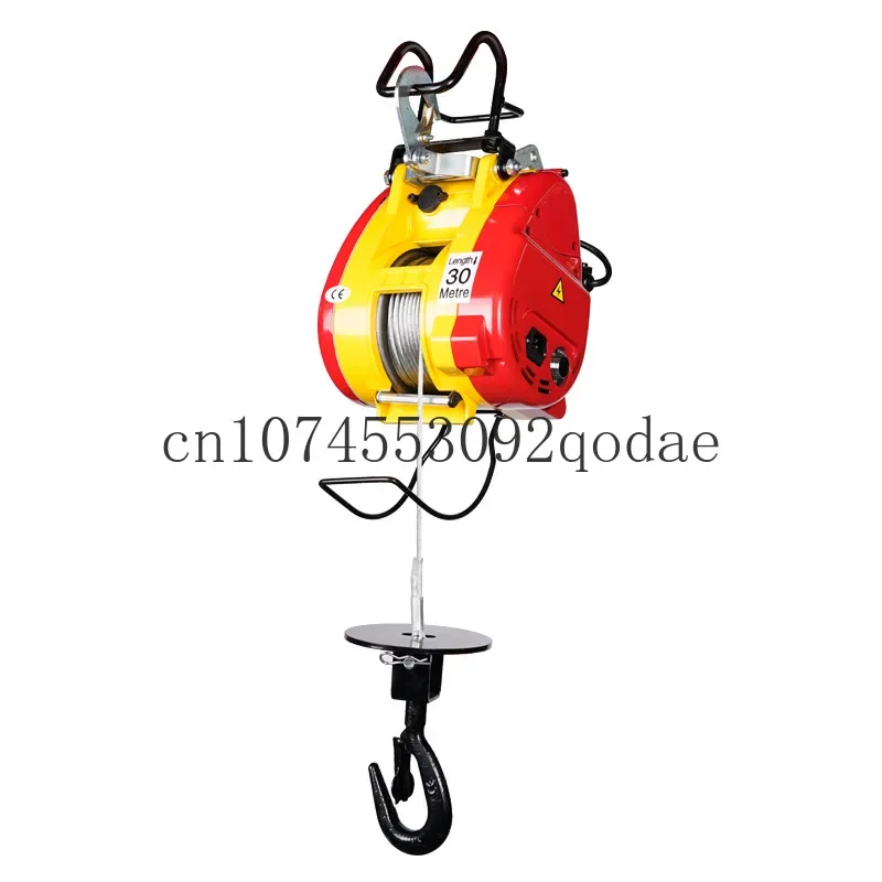 220V-Electric-Hoist-Household-Small-Crane-Portable-Suspension-Hoist ...