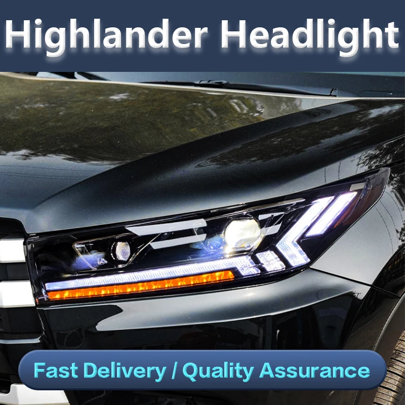 Car-Accessory-For-Toyota-Highlander-2018-2020-Fog-Lights-Day-Running ...